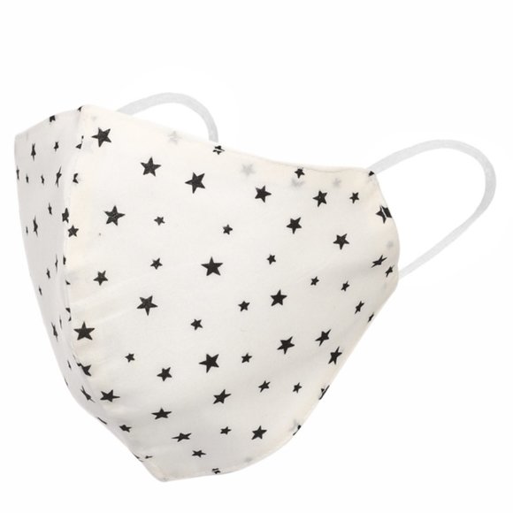 Luxe Label | Accessories | Starlight White Star Face Mask | Poshmark